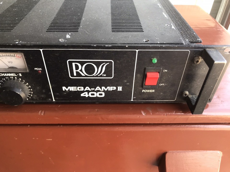 Vintage Ross Mega Amp 400 Power Amp Amplifier | eBay