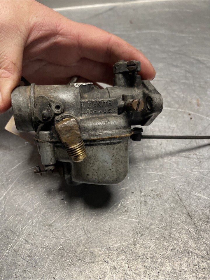 OEM GOOD USED 1949-55 WISCONSIN ABN AIR COOLED ENGINE ZENITH CARBURETOR ...