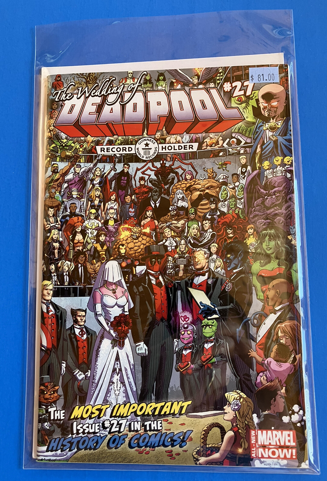 DEADPOOL #27 - The Wedding of Deadpool - 2014 Marvel - Guinness Record ...