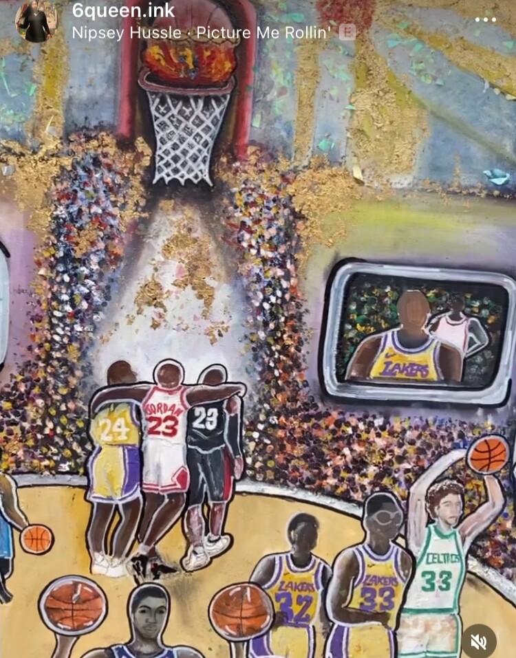 NBA LAST SUPPER OIL PAINTING | eBay