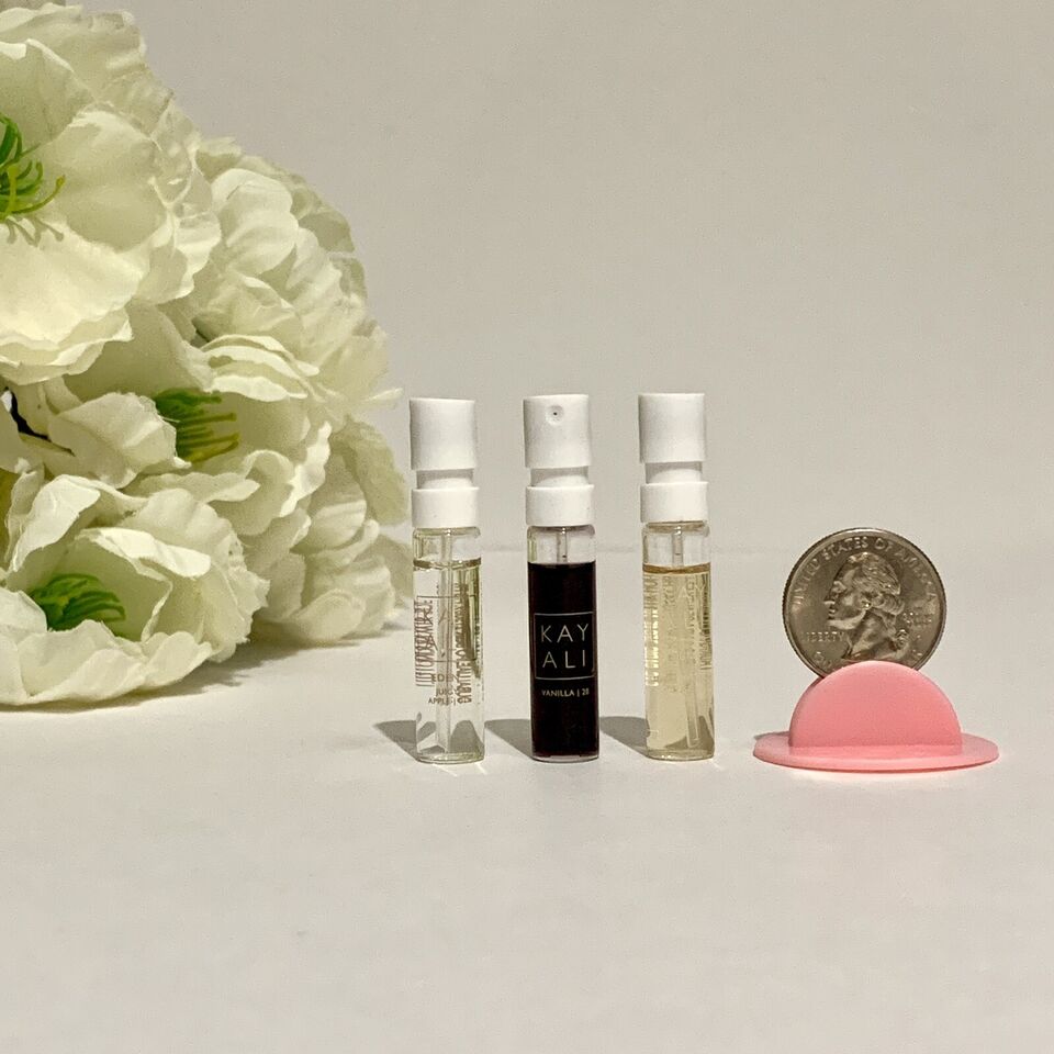 3 Kayali Perfume Sample Collection Women Vials Spray Set 1.5ml/0.05oz ...