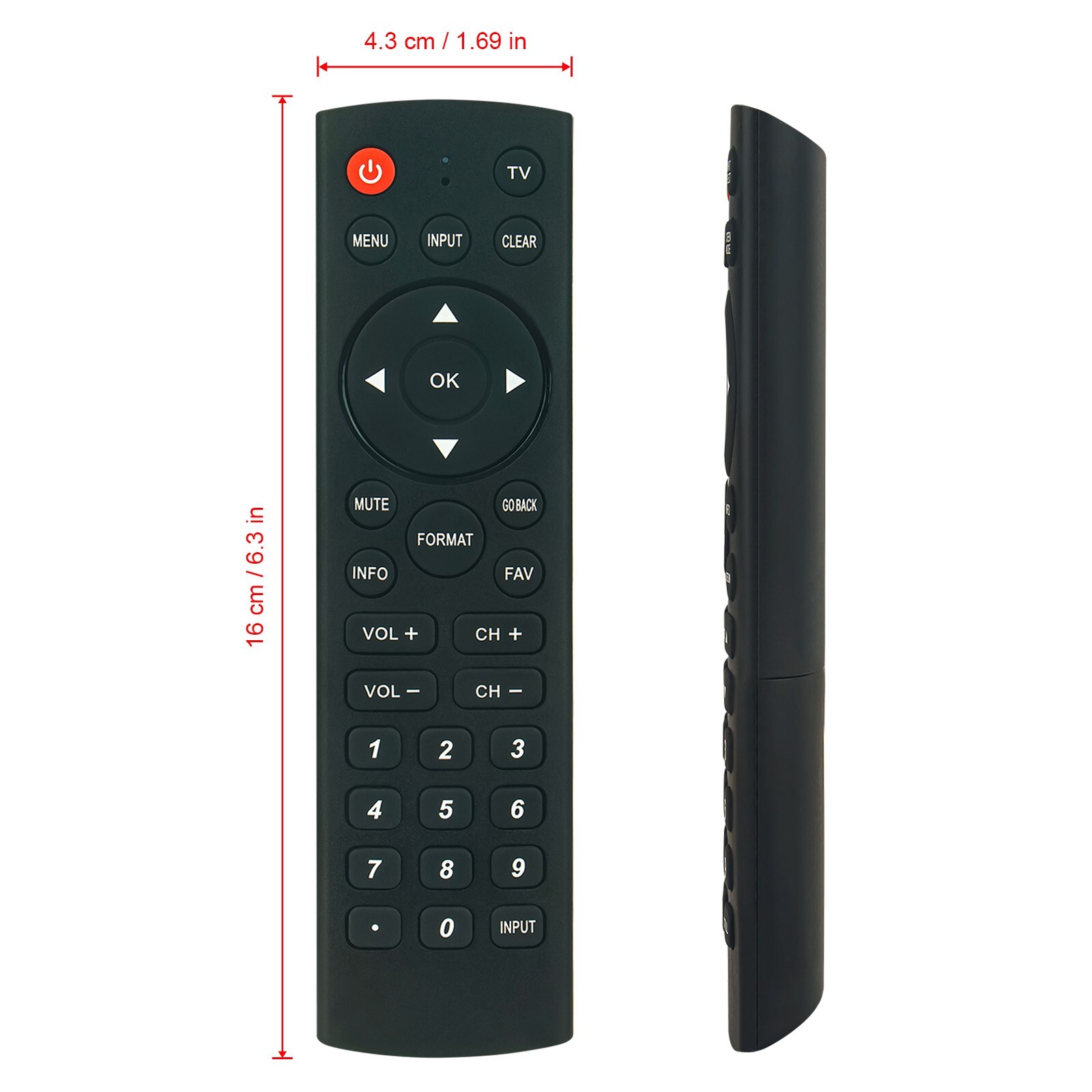 RC246 Replace Remote Control for RCA LCD TV L22HD41 L26HD41 L32HD41 ...
