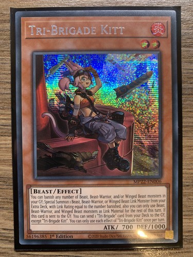 Tri-Brigade Kitt - MP22-EN006 - Prismatic Secret Rare - 1st Edition ...