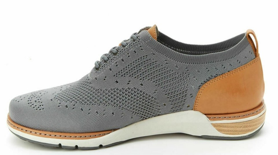 NEW J Sport By Jambu Mens Gray Lincoln Oxford Lace Up Wingtip Shoes | eBay