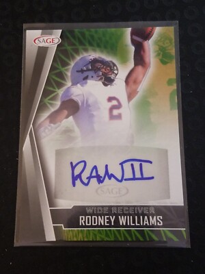 2022 SAGE HIT Autograph A-RW Rodney Williams | eBay