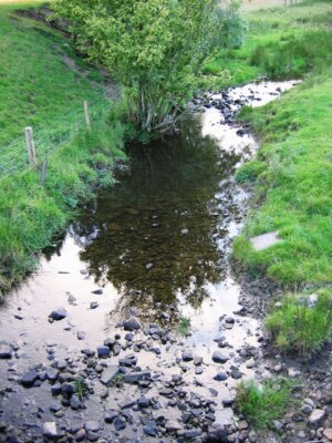 Photo 6x4 Langley Beck Kinninvie Langley Beck taken from Billy Lane ...