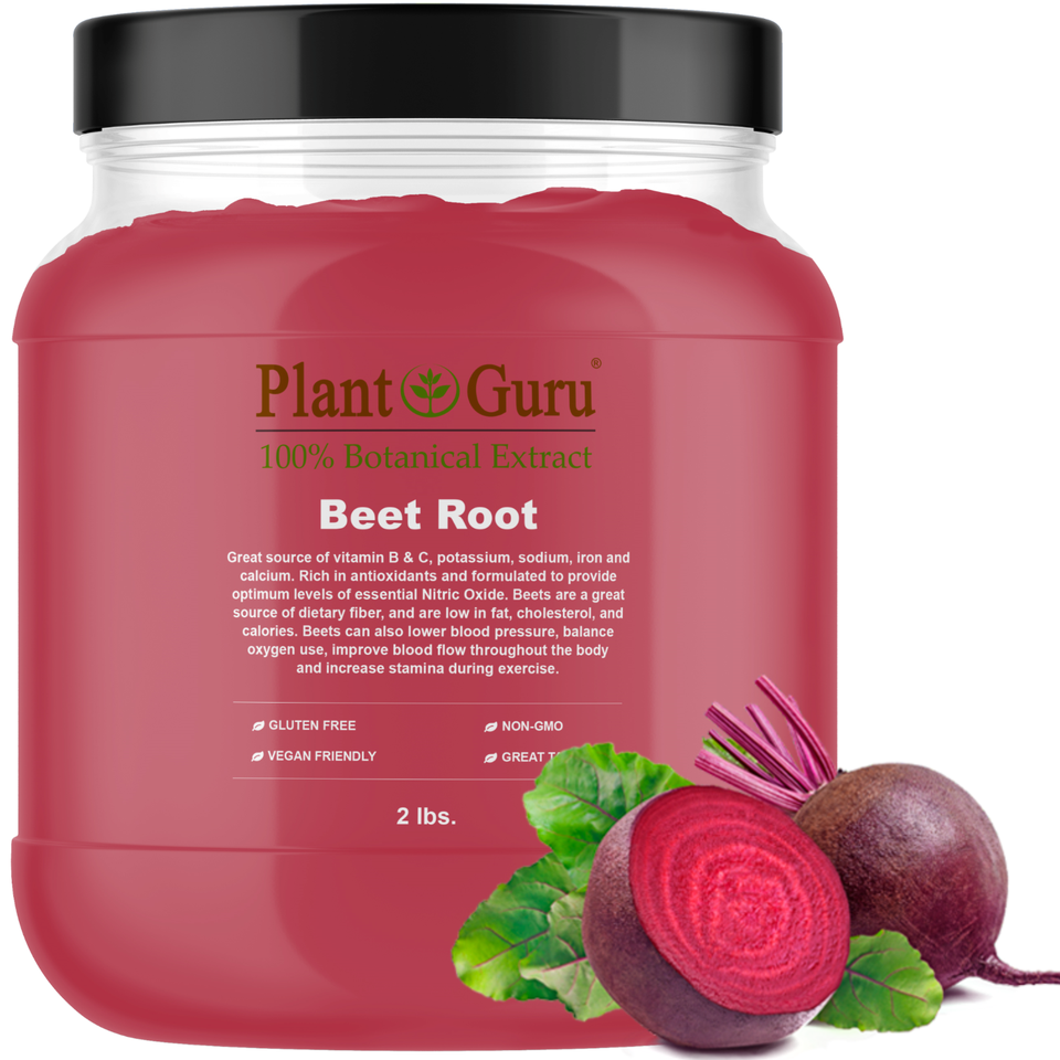 Red Beet Root Powder Beta Vulgaris Non-GMO Nitric Oxide Extract Super ...