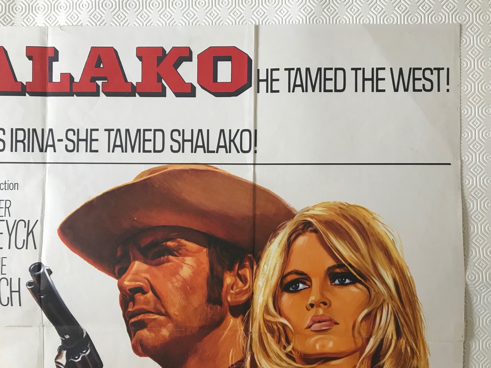 Shalako 1968 Original Quad Poster Sean Connery Brigitte Bardot Tom ...