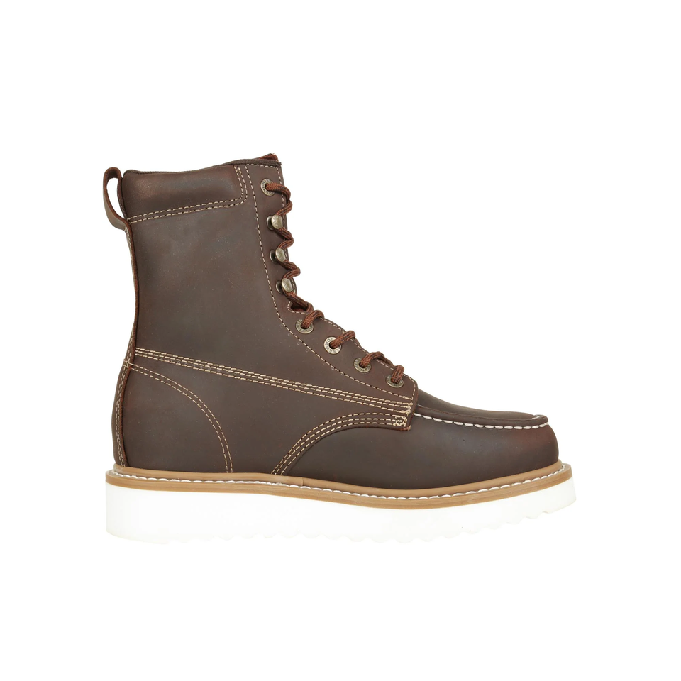 Wolverine Loader 8 Inch Soft Toe Brown | eBay