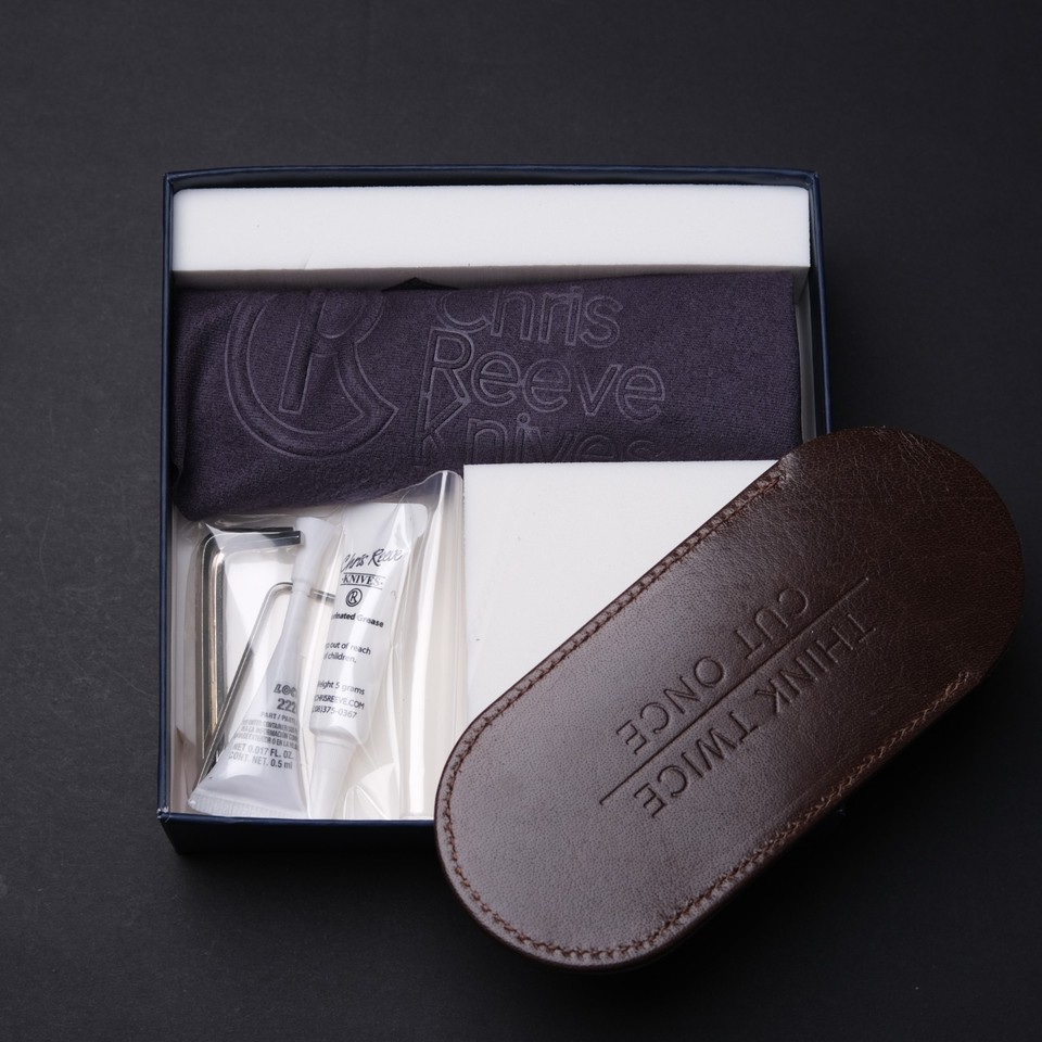 Chris Reeve Knives Umnumzaan PDW Line Pattern / Drop Point MagnaCut ...