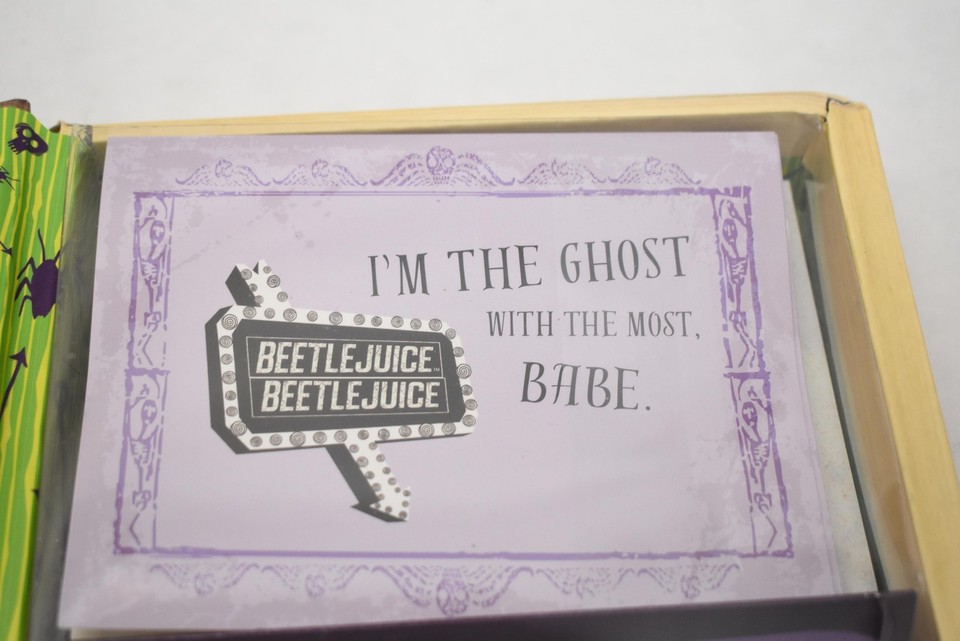 Insight Editions Beetlejuice Notecard Set Keepsake Box Handbook ...