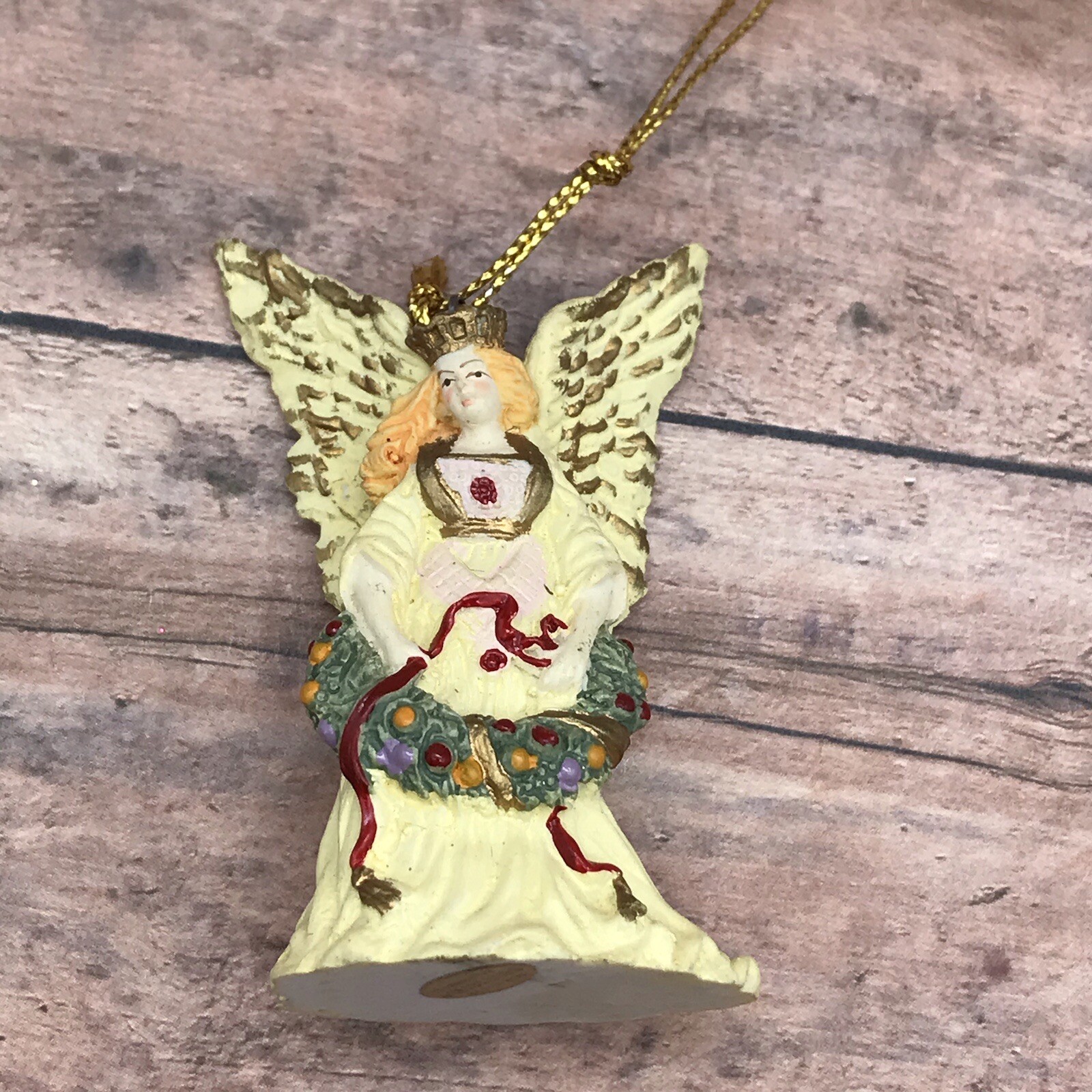 VINTAGE Silvestri Hand Crafted Angel Christmas Ornament | eBay