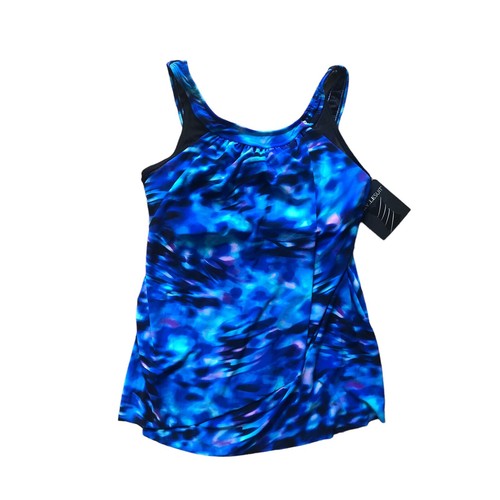 NWT Miraclesuit Womens Tankini Swimsuit Top Cloud Leopard Ursula Size ...