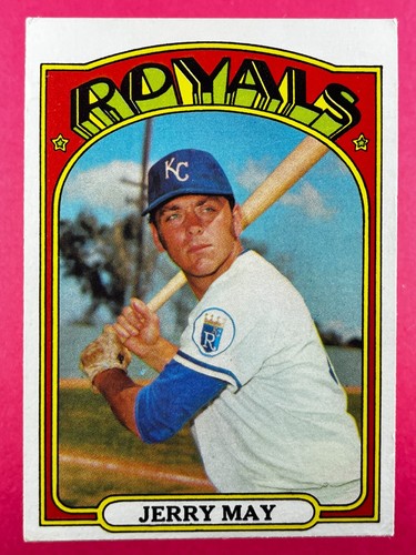 1972 Topps Baseball Jerry May #109 Kansas City Royals | eBay