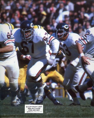 GEORGE SEALS & BOB WETOSKA photo in action Chicago Bears (c) vs Packers ...