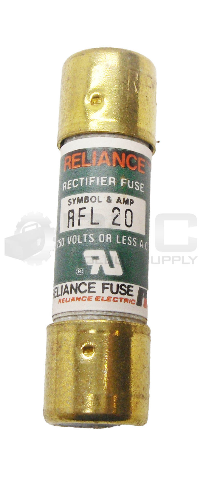 LOT OF 2 NEW BOXES OF 10 RELIANCE ELECTRIC RFL20 RECTIFIER FUSES 20A(20 ...