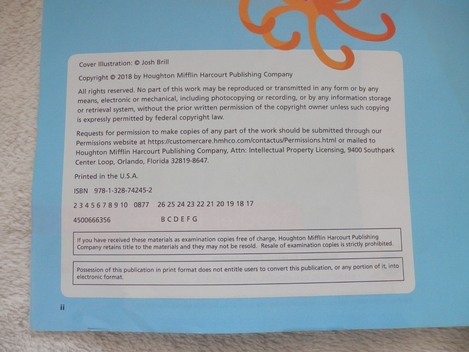 Volume 1 & 2 Math Expressions Grade K Teacher Edition -Houghton Mifflin ...