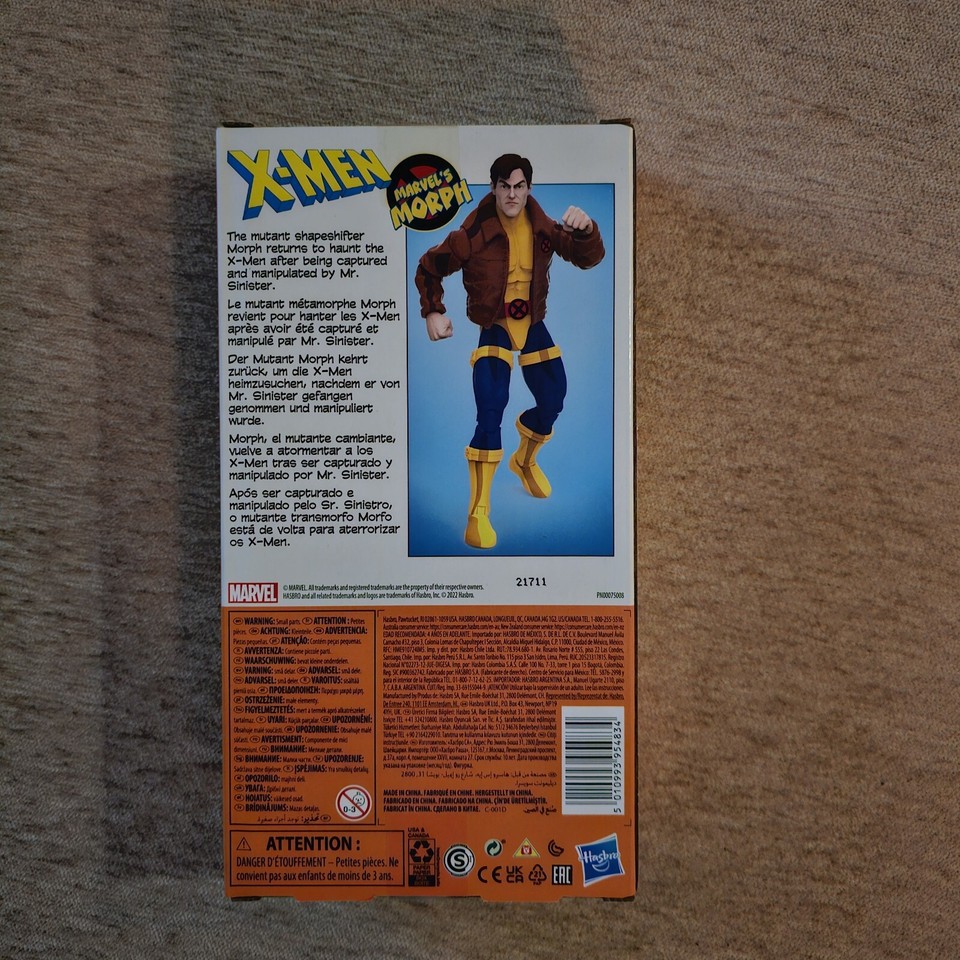Marvel Legends Animated Series X-Men Morph VHS 90s Retro Box 6" Figure ...