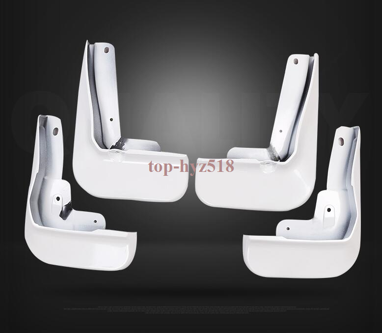 pearl white Splash Guards Mud Flaps Mud Guards For 2018-2020 Toyota ...