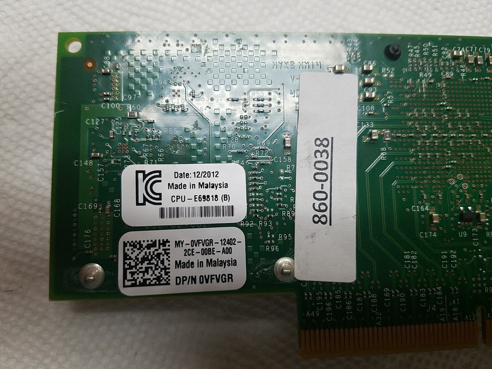 Dell VFVGR X520-DA2 Dual Port 10GBE SFP+ Network Adapter | eBay