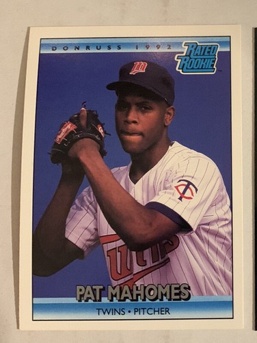1992 PAT MAHOMES SR. - DONRUSS RATED ROOKIE Baseball Card # 403 Father ...
