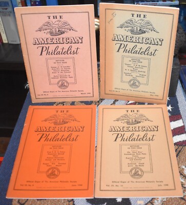 4x American Philatelist Magazine -1946 Original Stamp subscription | eBay