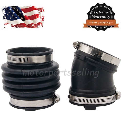 16576AL50A Set of 2 Air Intake Resonator Hose Tube Boot Duct for ...