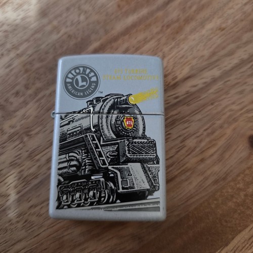 Vintage 2000 Zippo Lighter Lionel 671 Turbine Steam Locomotive Unfired ...