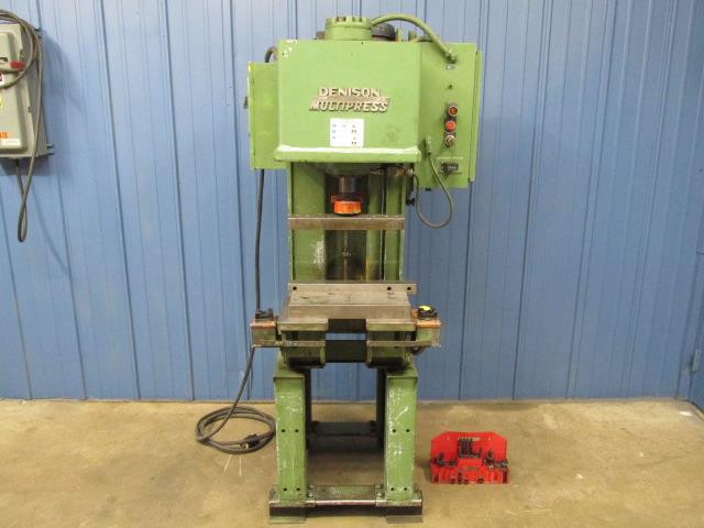 Denison Multipress 6 Ton C-Frame Hydraulic Press Gap Frame 12" Stroke ...