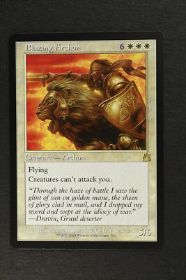 Magic The Gathering: Blazing Archon - RVR - Rare Retro Frame - NM - MTG ...