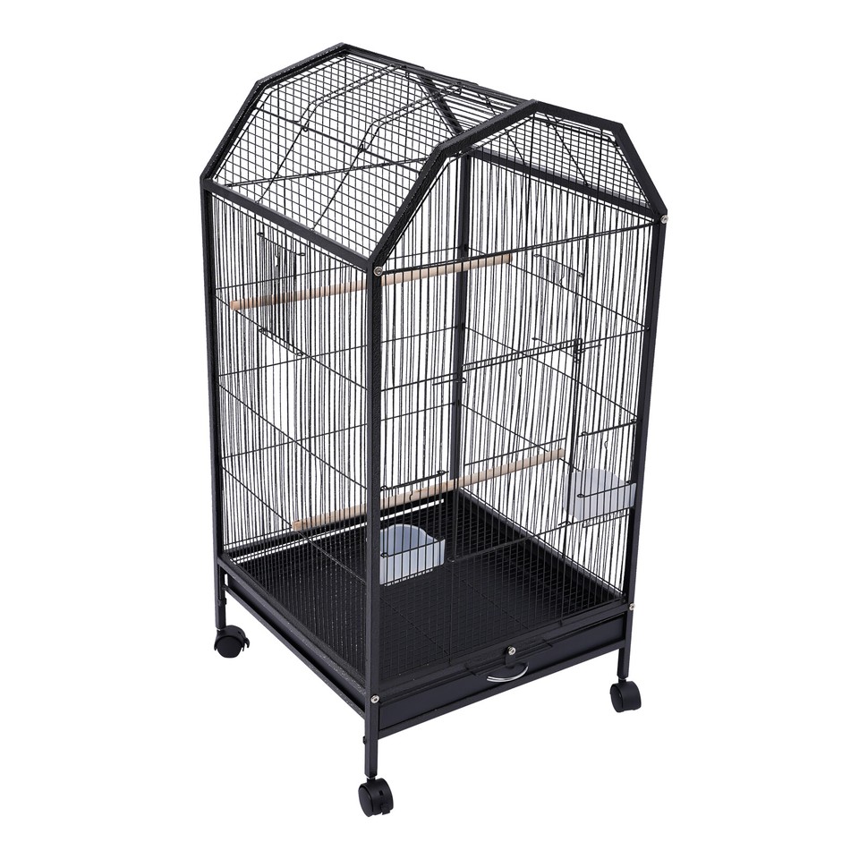Bird Cage Large Play Top Parrot Finch Cage Macaw Cockatoo Pet Supply ...