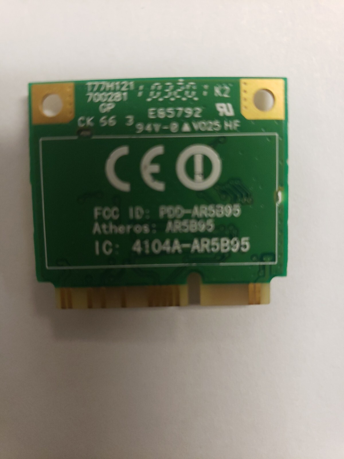 T77H121.01 Asus Wifi Card 802.11N 1X1 PCIE Ar5B95 802.11N "GRADE A ...