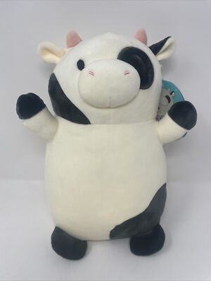 Squishmallows Kellytoy Plush Hug Mees Connor the Cow 12" NWT New with ...