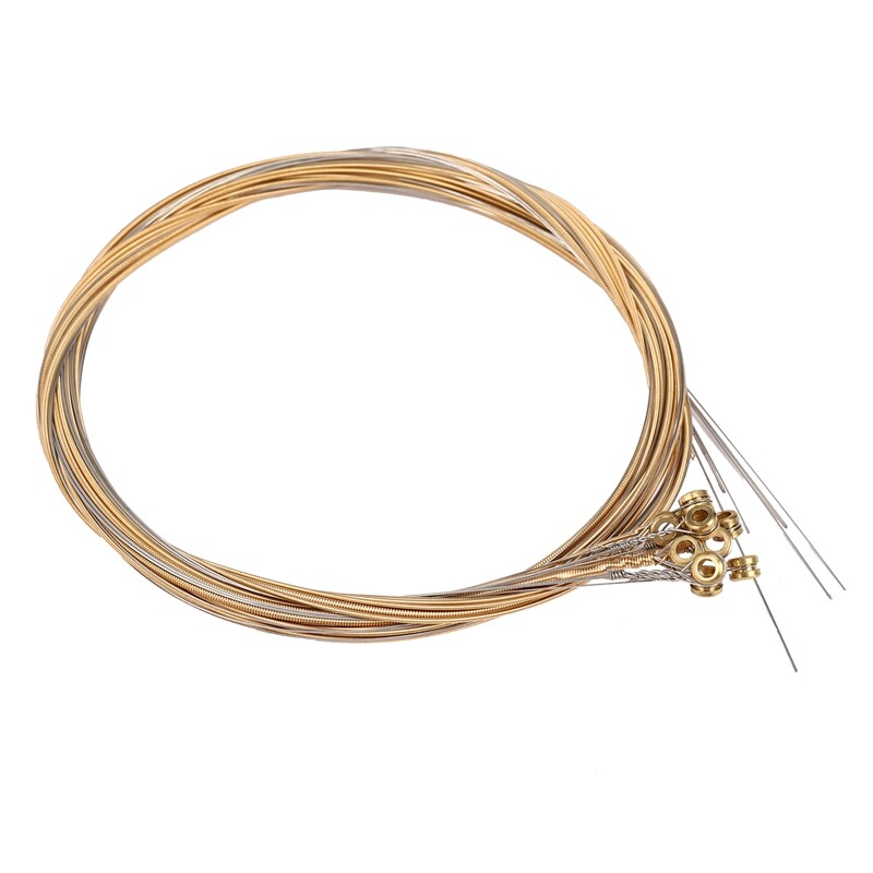 12Pcs Durable Stainless Steel Guitar Strings Replacement 12 Strings4860 ...