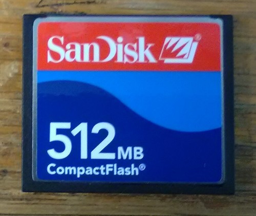Neuf Sandisk SDCFJ-512 512mb Compact Flash Module Gros Lot De 3 (1 ...