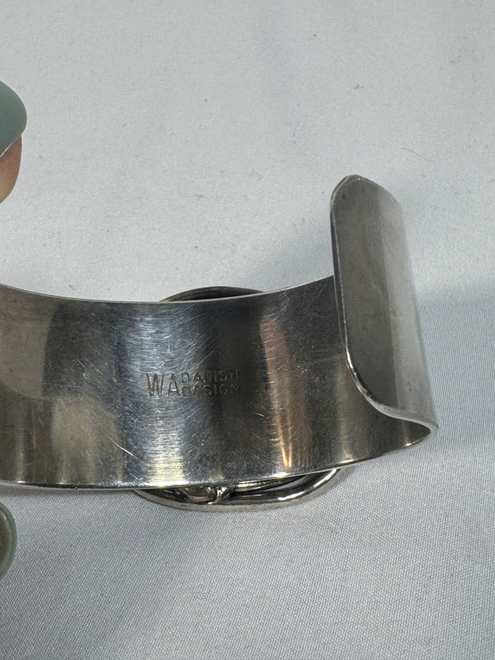 Walter Arnesen WA Danish Design Silver Cuff Bracelet | eBay