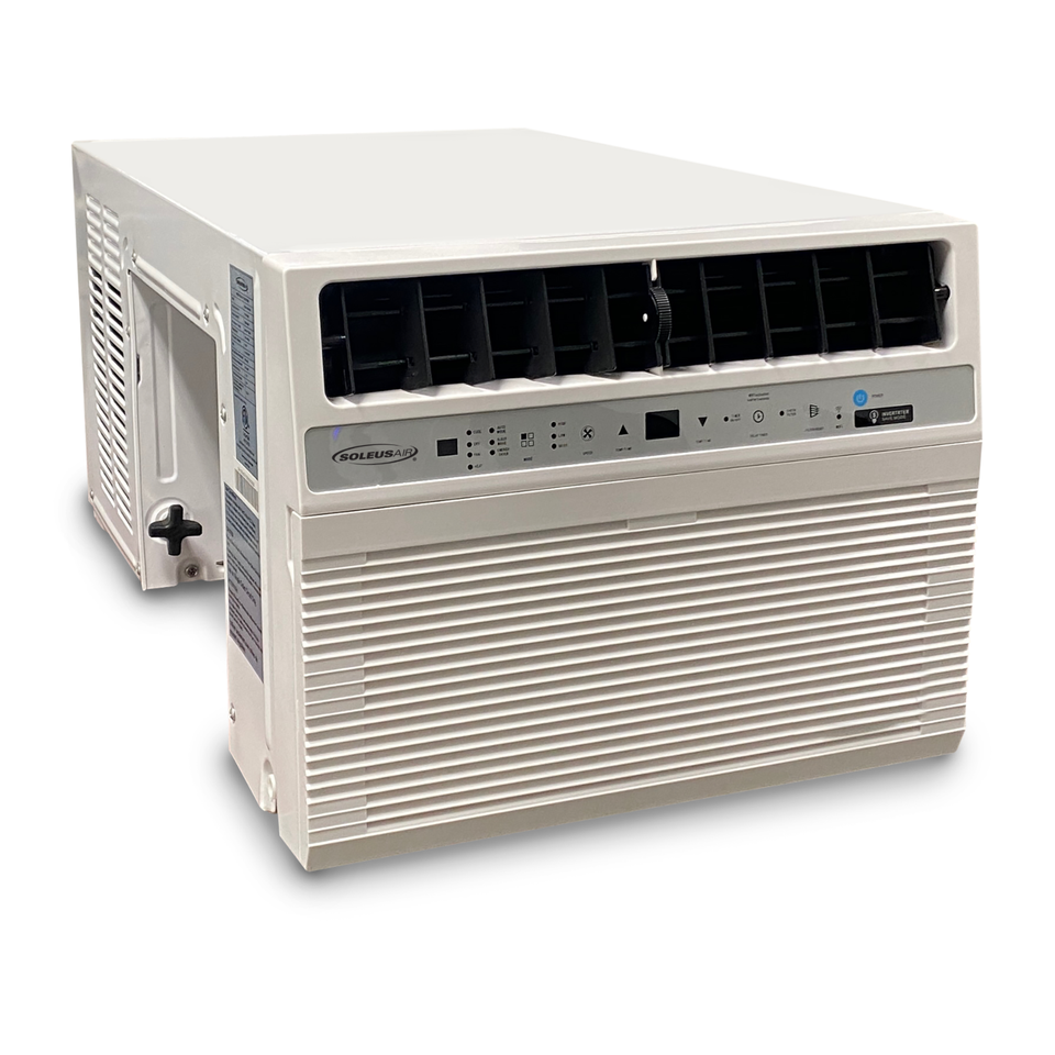 Refurbished Soleus Air 12000 BTU Saddle Window Air Conditioner w ...