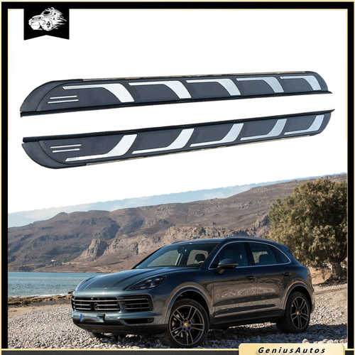 Running Boards Side Steps Nerf Bar Pedal Fits For Porsche Cayenne 2018 ...