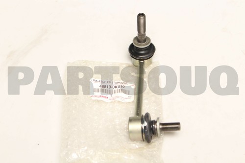 488100K010 Genuine Toyota LINK ASSY, FRONT STABILIZER, LH 48810-0K010 ...