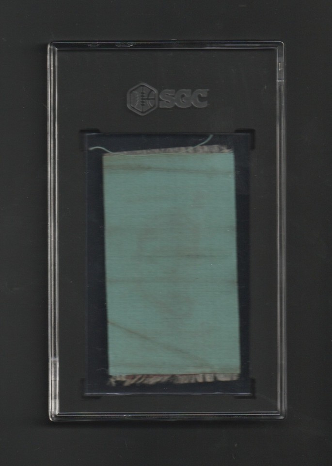 1911 S74 Silk ~ Roger Bresnahan St Louis HOF ~ Graded SGC 2 ~ WOW ...