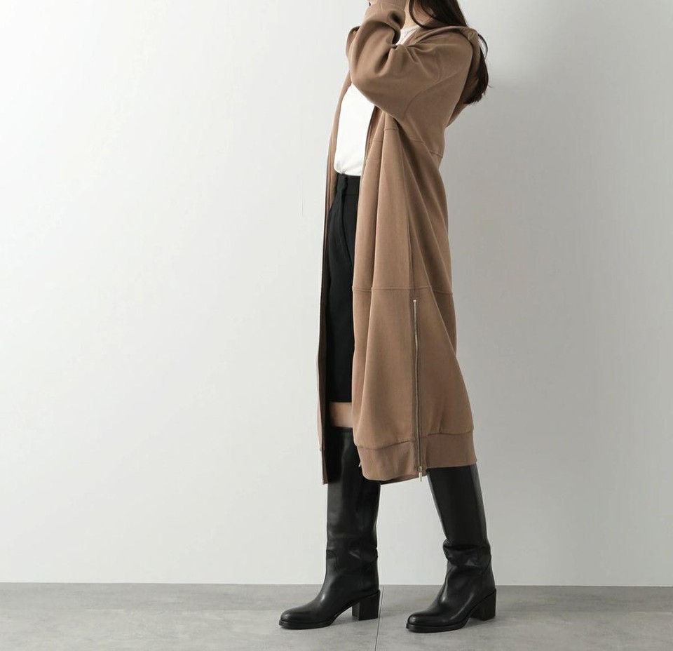 Max Mara Hoodie Jacket Blouson Coat Women Size L Beige Logo | eBay ...