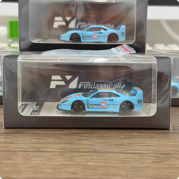 Findclassically 1:64 Ferrari F40 GULF alloy simulation car model ...
