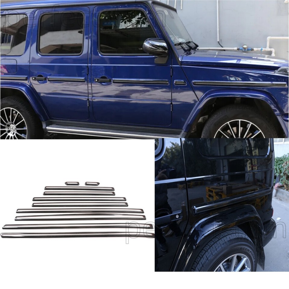 for G Wagon w464 G63 G63 G55 G500 W463a Carbon Fiber Side Molding Trim ...