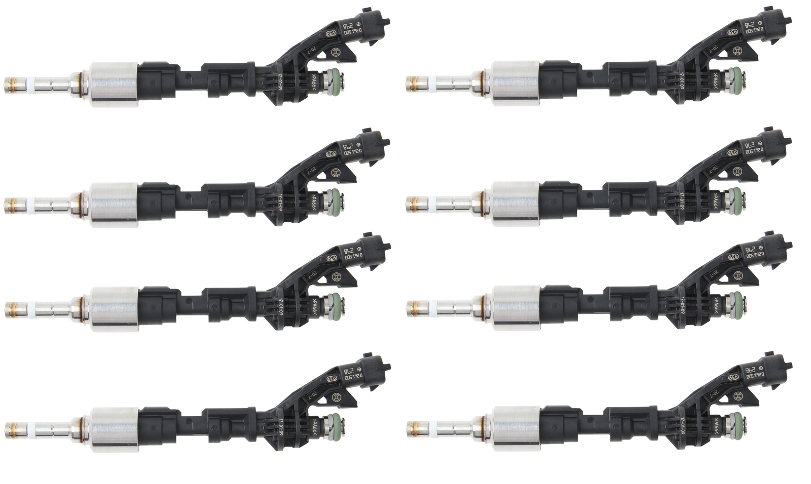 Bosch Set of 8 Fuel Injectors for Jaguar XKR-S XKR Land Rover Range ...