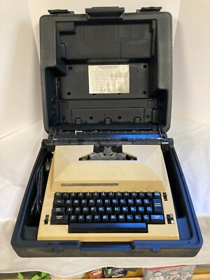 Vintage SEARS The Scholar Correction Electric Portable Typewriter w ...