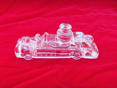 VINTAGE GLASS TOY CANDY CONTAINER FIRE TRUCK PUMPER | eBay