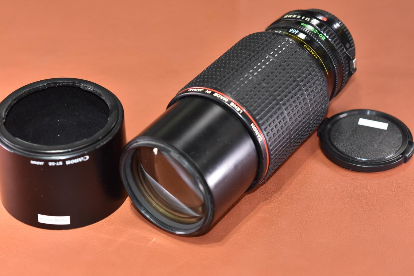 Canon NEW FD 80-200mm F4L with Genuine Hood BT-58 Used lens | eBay