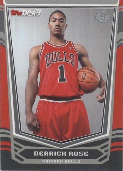2008-09 Topps Tip-Off - Red #111 Derrick Rose /2008 (RC) for sale ...