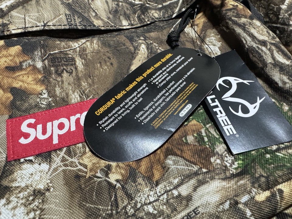 NWT Supreme Real Tree Camo Box Logo Duffle Bag Carry On FW19 Men's DS ...