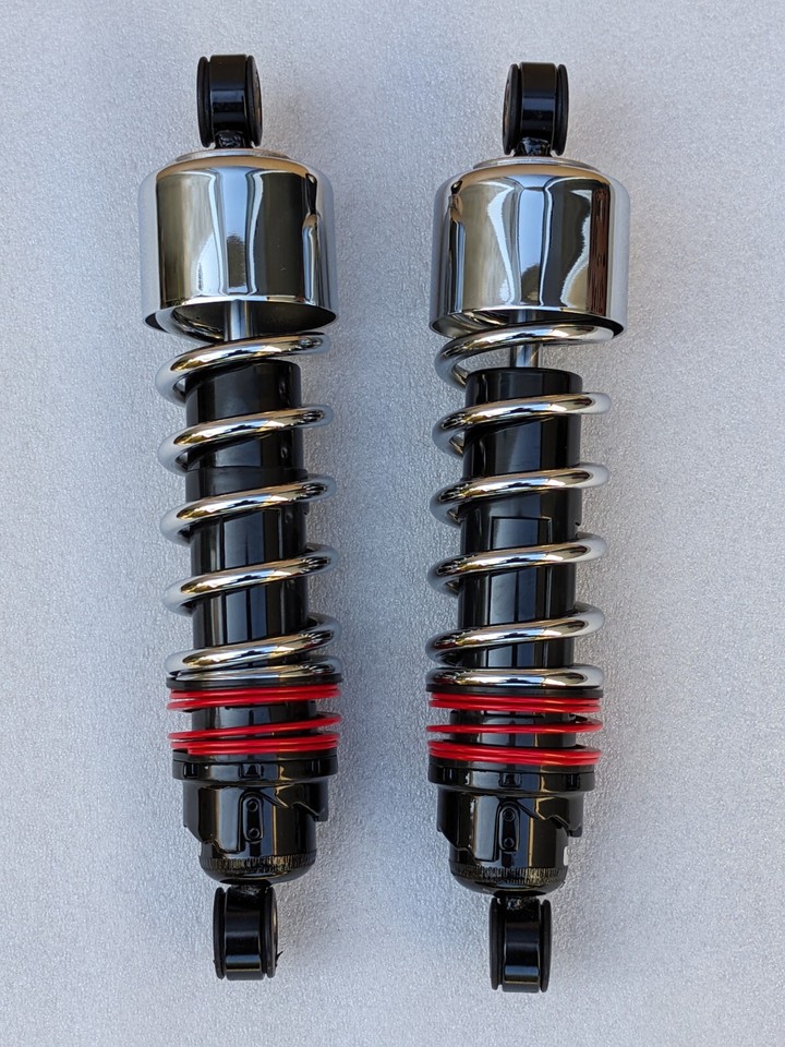Harley Progressive Suspension-Burly brand slammer plus rear shocks | eBay